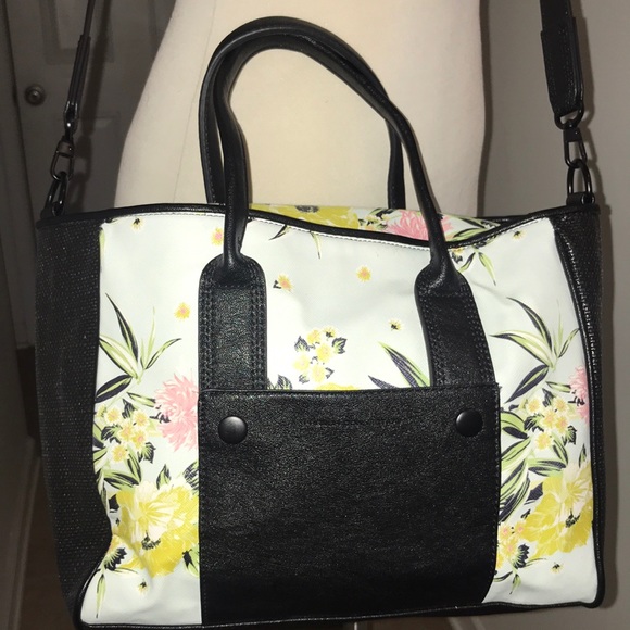 French Connection | Bags | French Connection Vegan Leather Floral ...